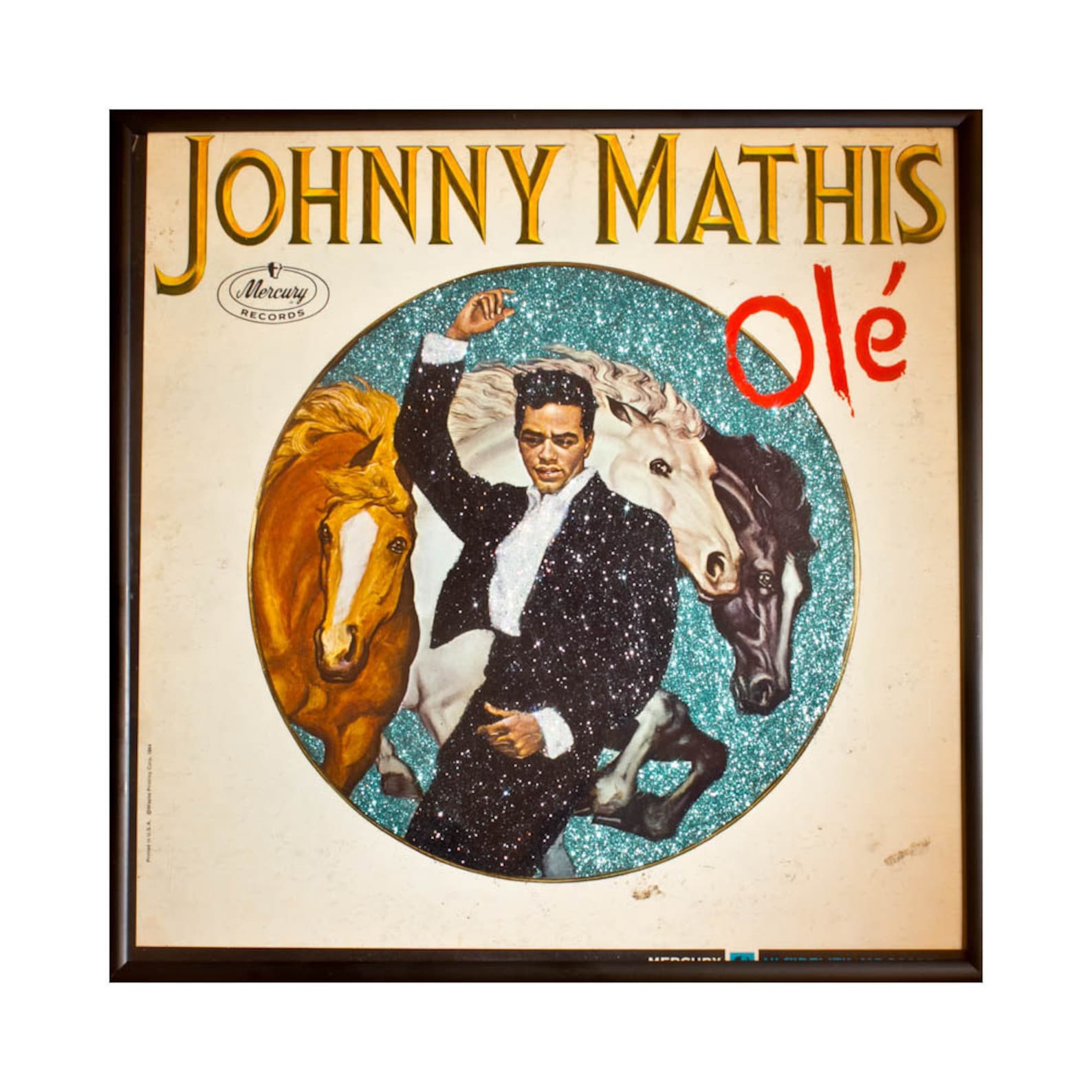 Glittered Johnny Mathis Ole Album - Etsy