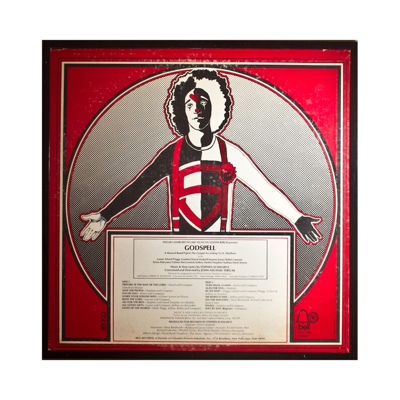 Glittered Godspell Soundtrack Album - Etsy