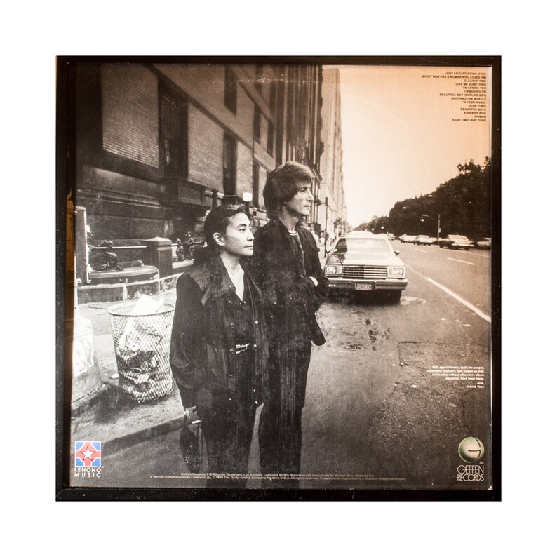 Glittered John Lennon Double Fantasy Album brown - Etsy