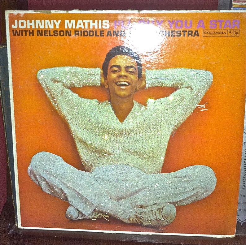 Glittered Johnny Mathis Make You a Star Album - Etsy