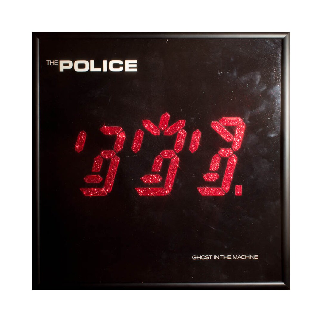 Glittered Vintage Police Ghost in the Machine Album Cover - Etsy