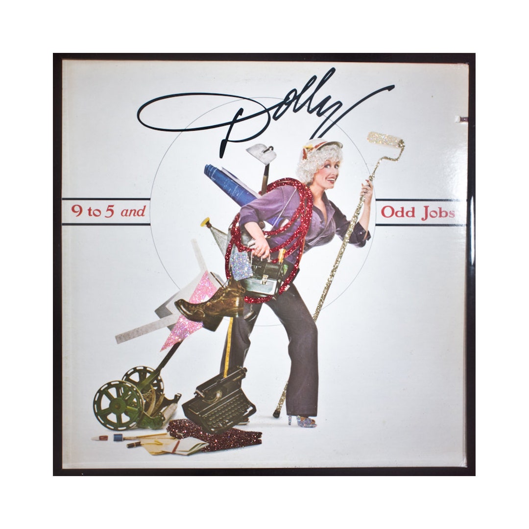 Glittered Dolly Parton 9 to 5 Album - Etsy