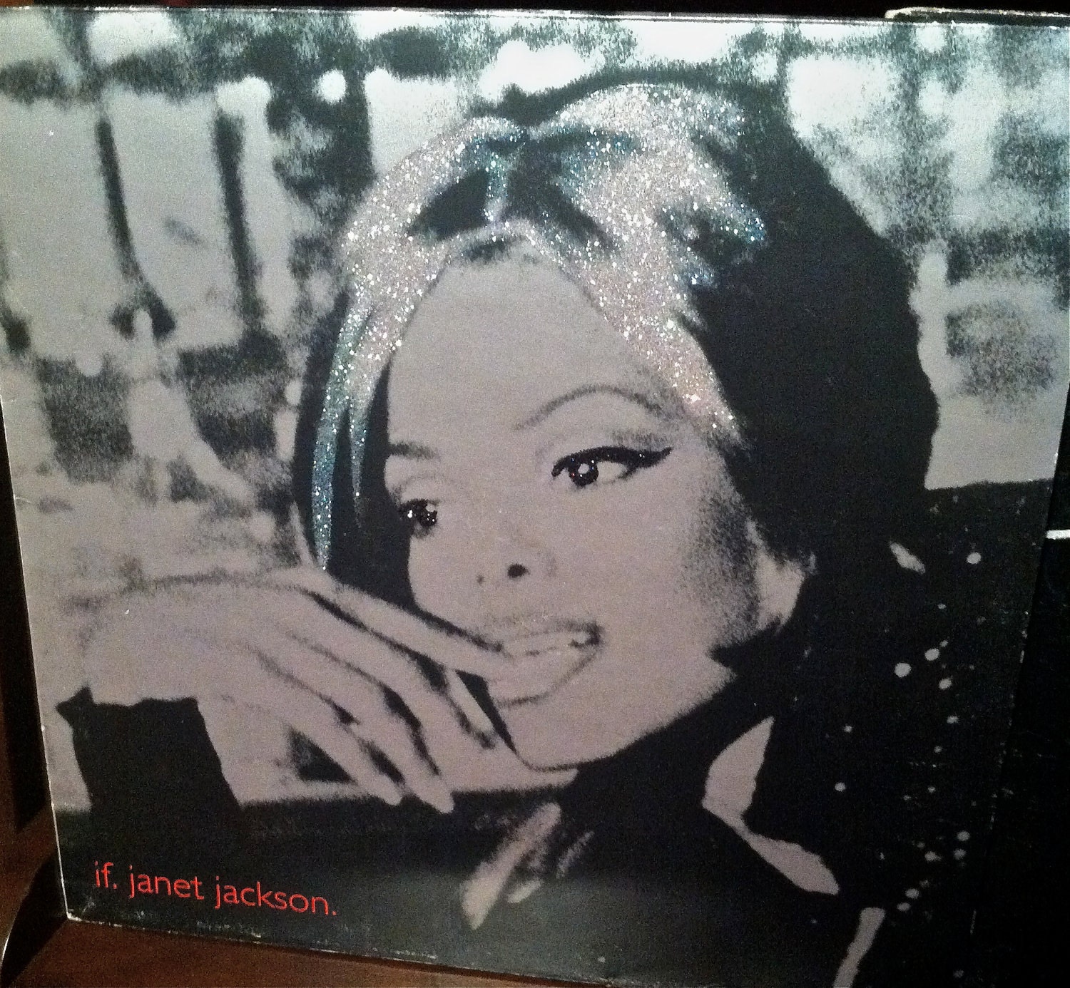 Glittered Janet Jackson If Album - Etsy