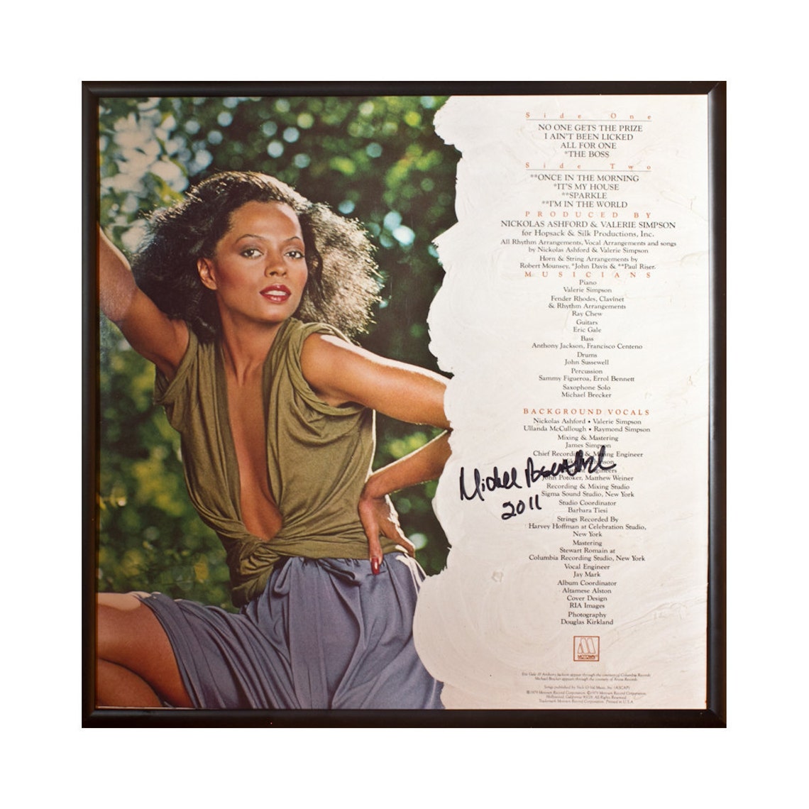 Glittered Diana Ross the Boss Album - Etsy