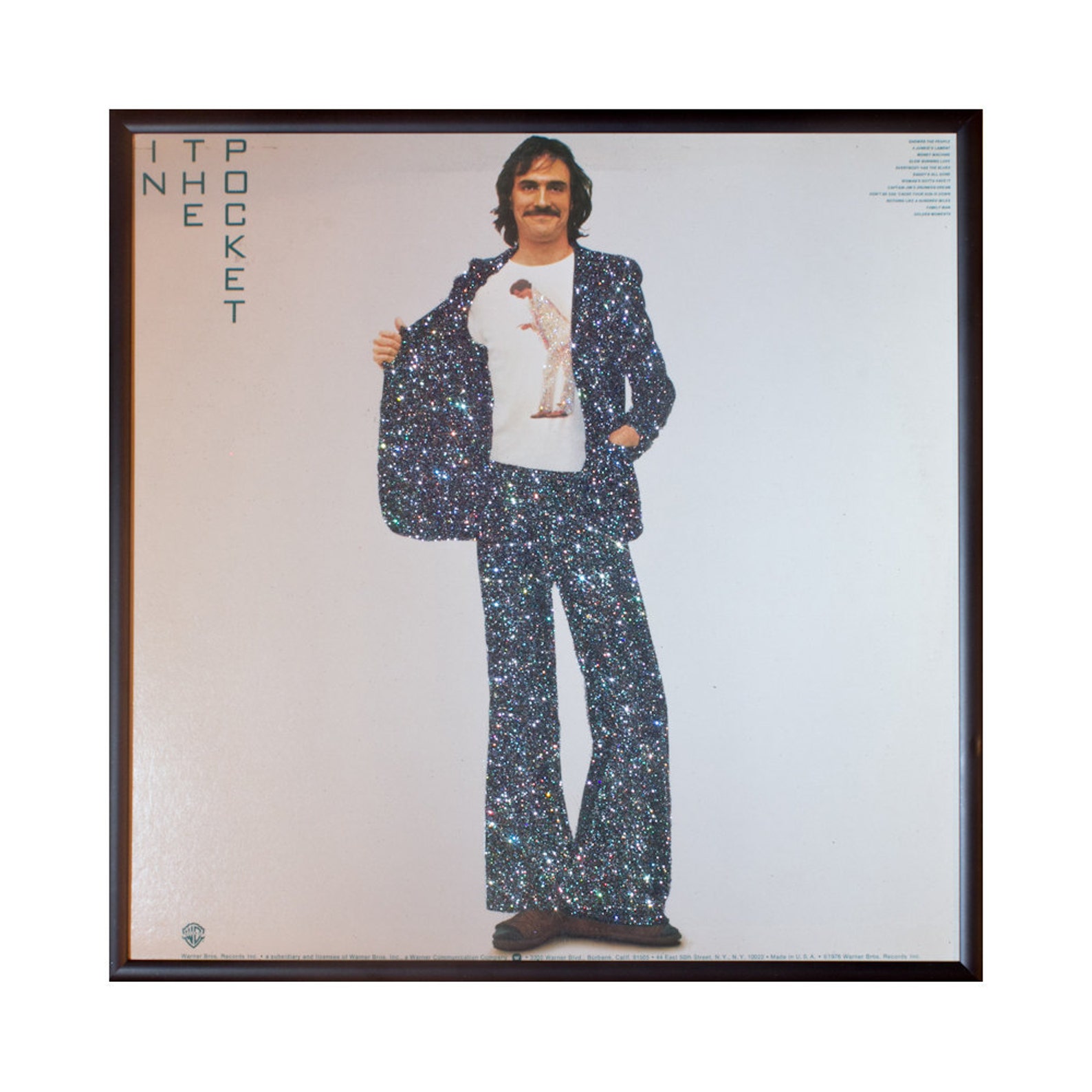 Glittered James Taylor in the Pocket Album - Etsy