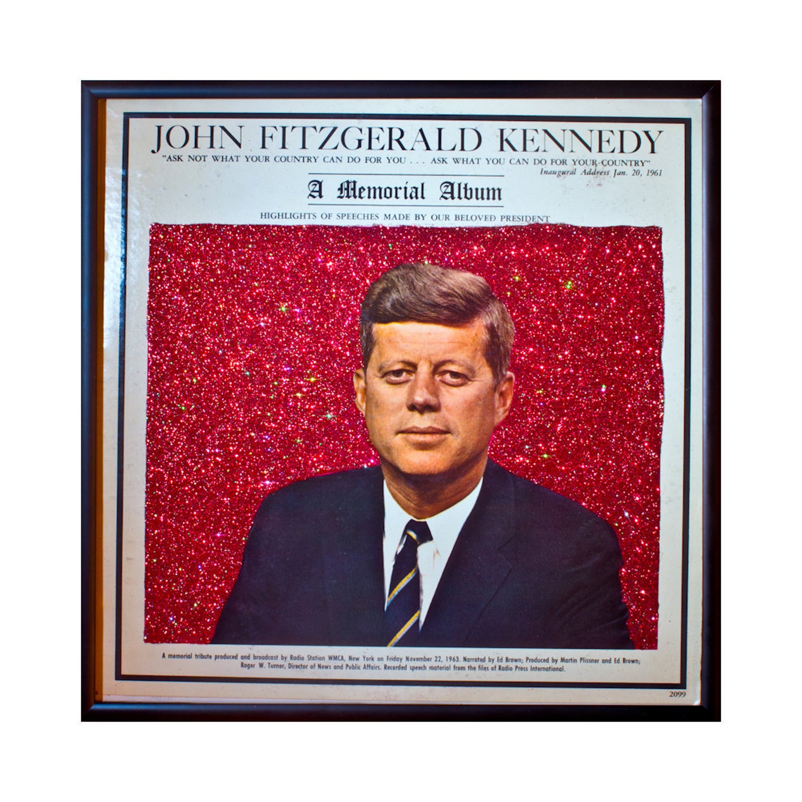 Glittered John F Kennedy Album - Etsy