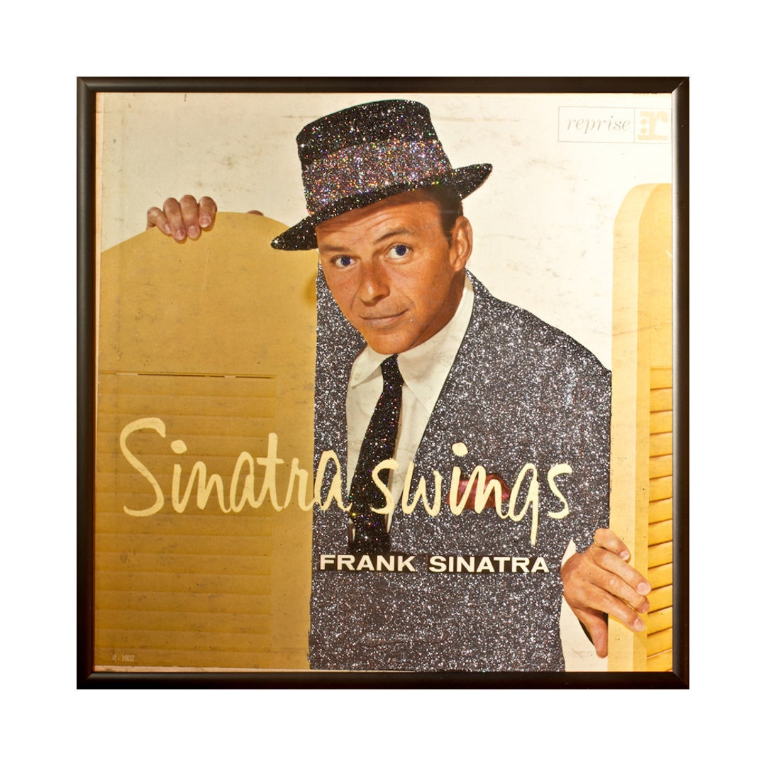 Glittered Frank Sinatra Sinatra Swings Album - Etsy