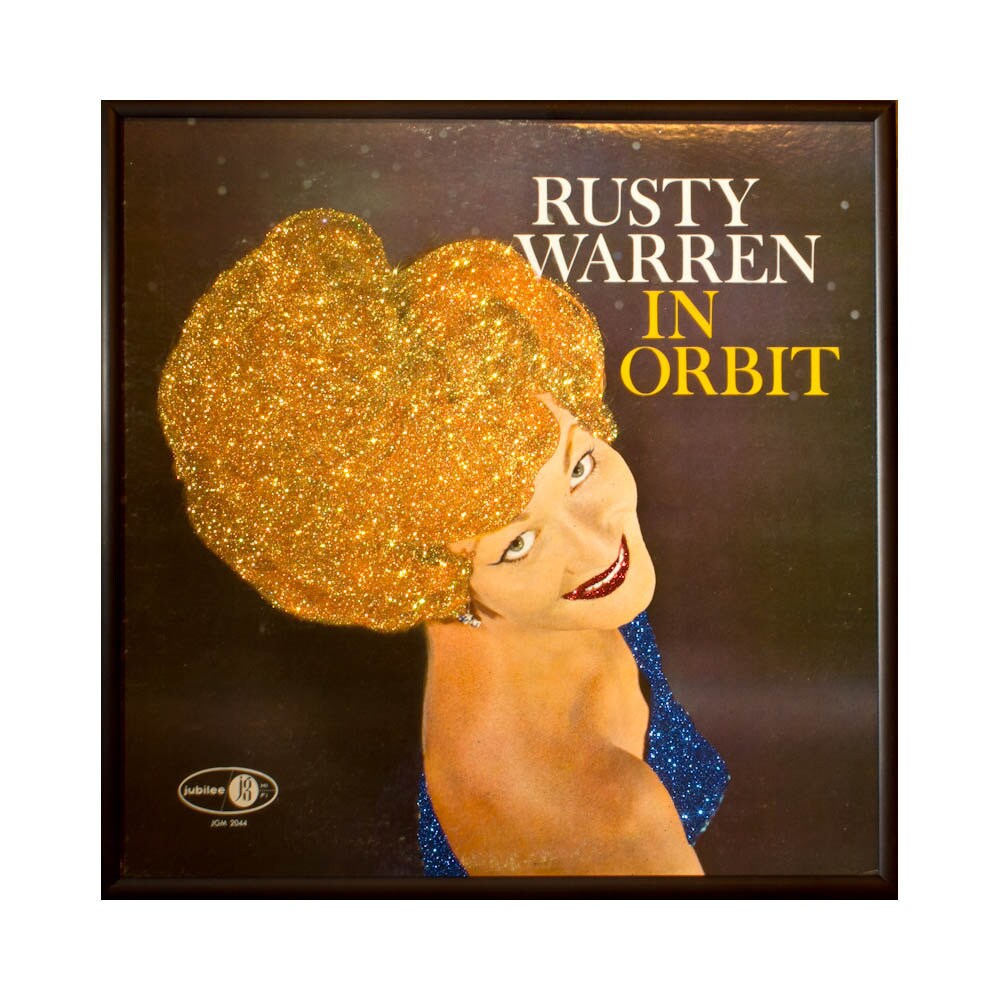Glittered Rusty Warren in Orbit Album - Etsy.de