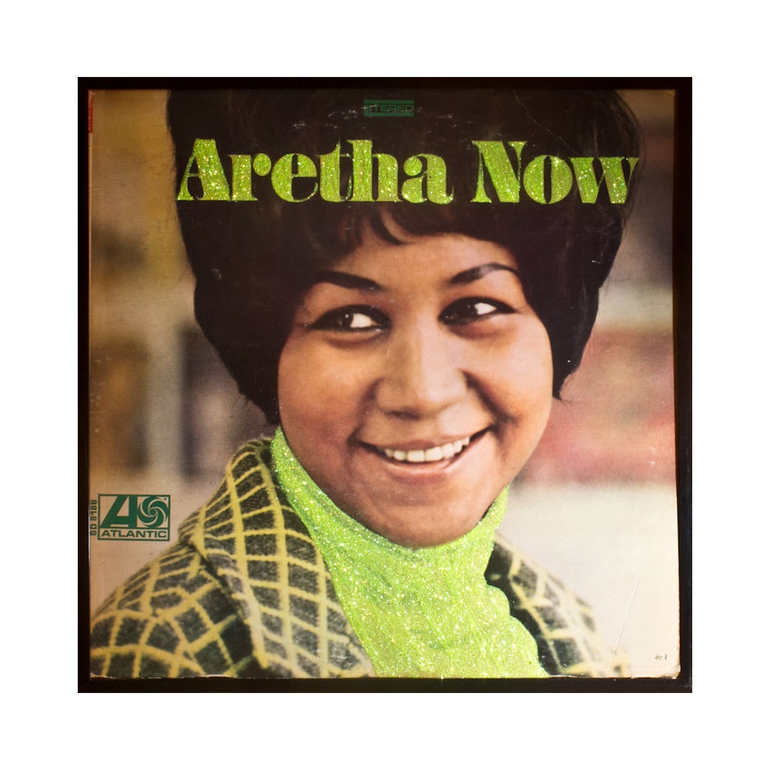Glittered Aretha Franklin Aretha Now Album - Etsy