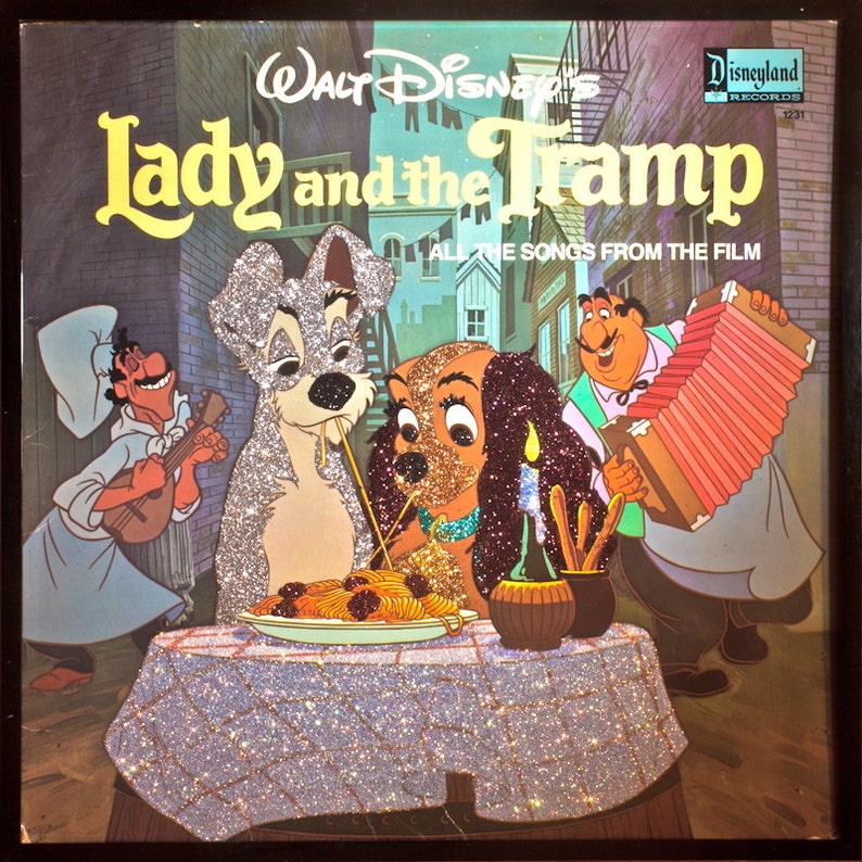 Glittered Lady and the Tramp Album - Etsy