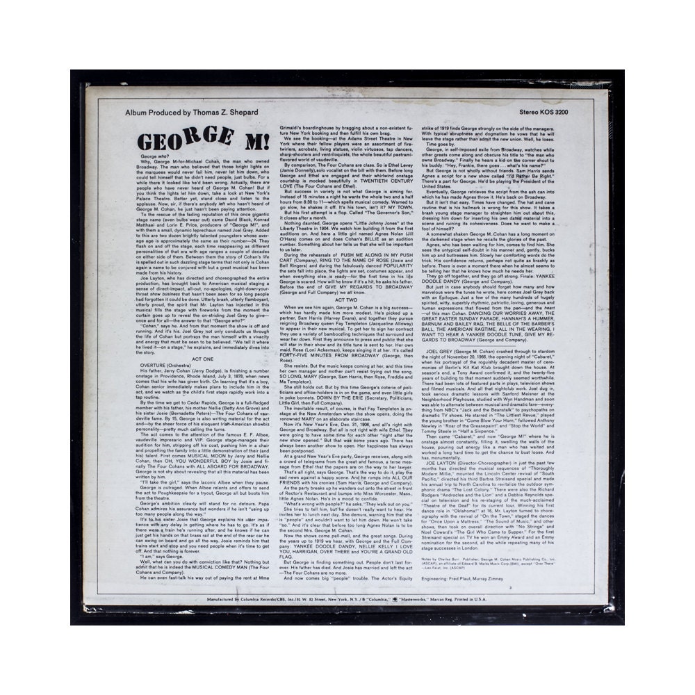 Glittered George M Album Cover Art - Etsy