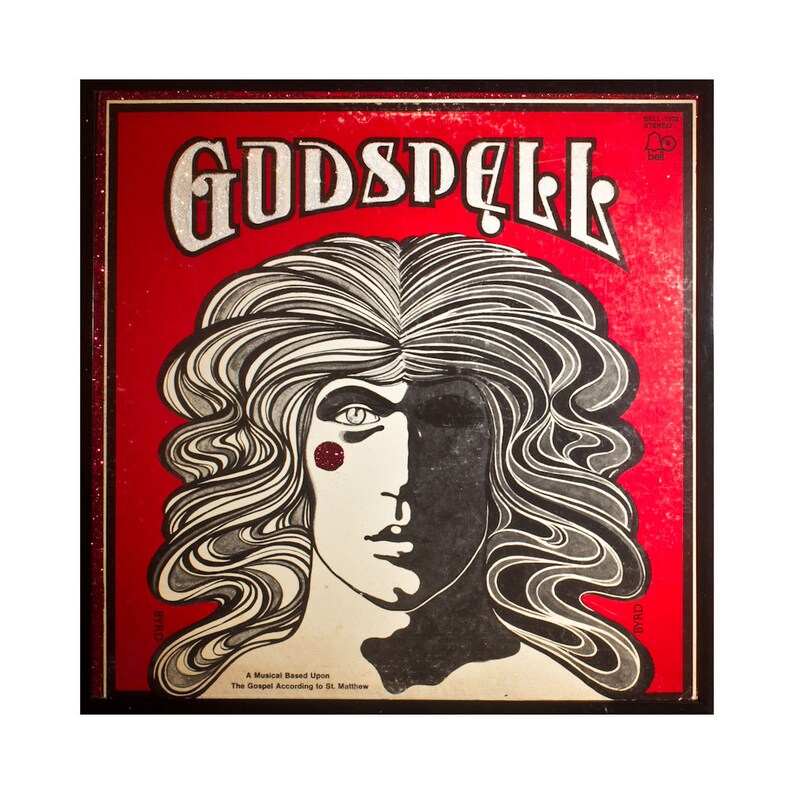 Glittered Godspell Soundtrack Album - Etsy
