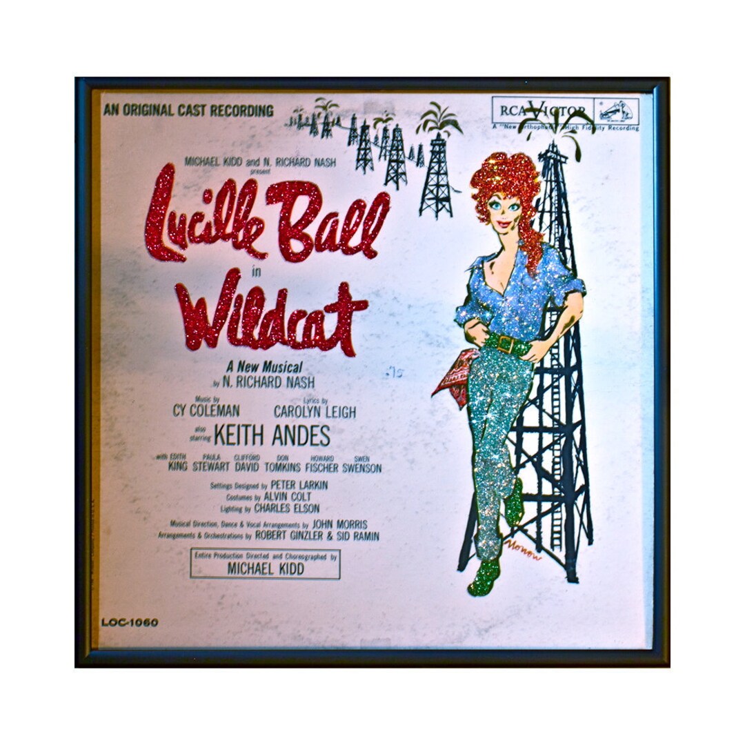 Glittered Lucille Ball Wildcat Album - Etsy