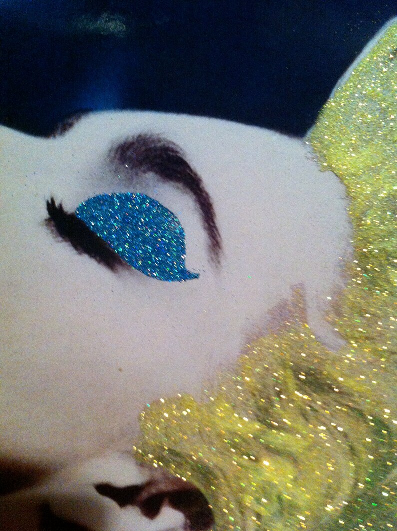 Glittered Madonna True Blue Album Etsy
