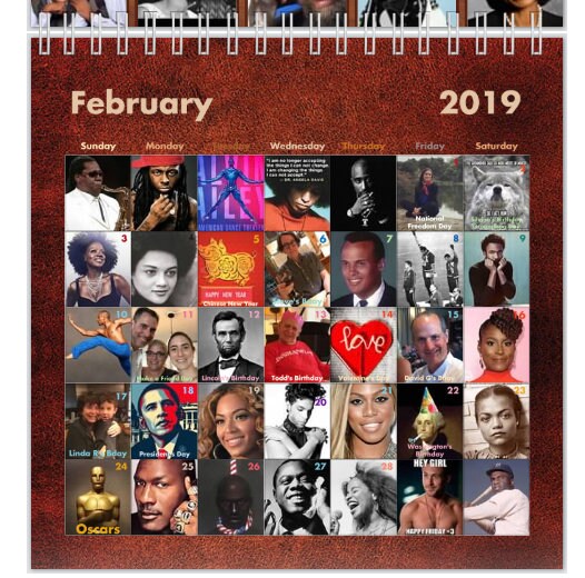 Personalized 2019 Calendar Just for You With You Friends and - Etsy