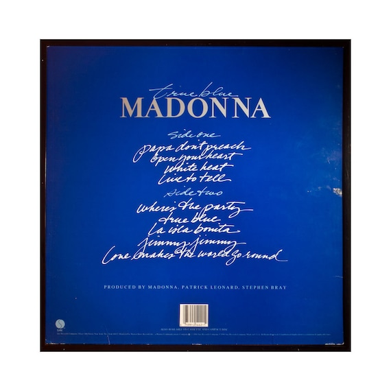 Madonna True Blue Album Cover
