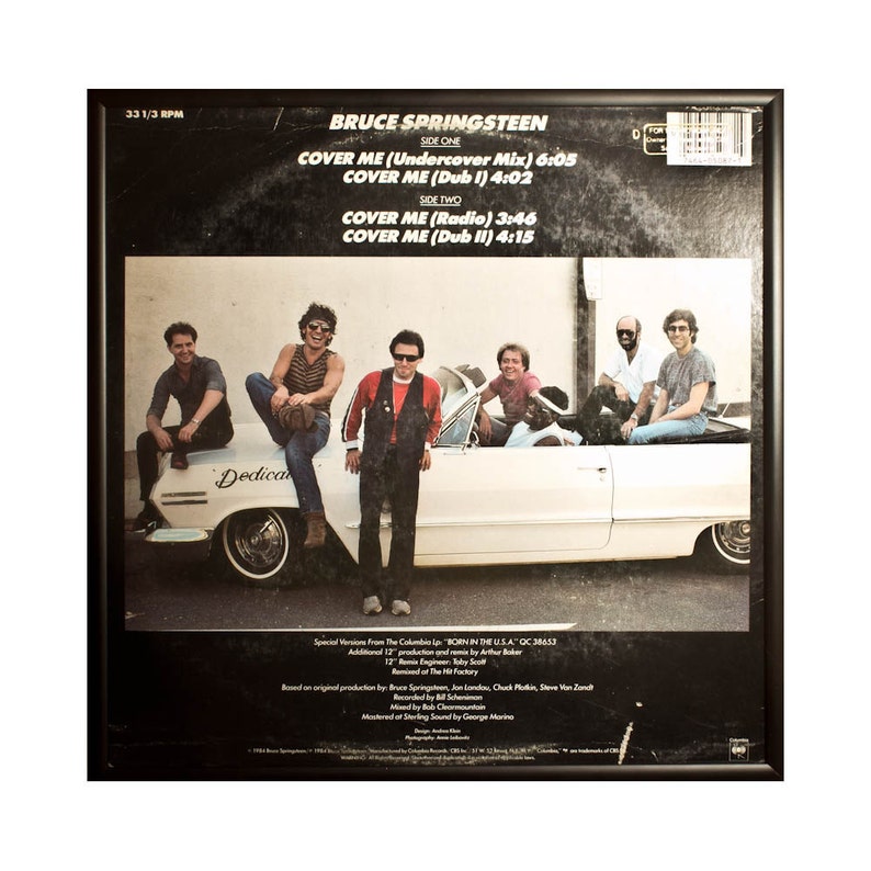Glittered Bruce Springsteen Cover Me Album - Etsy