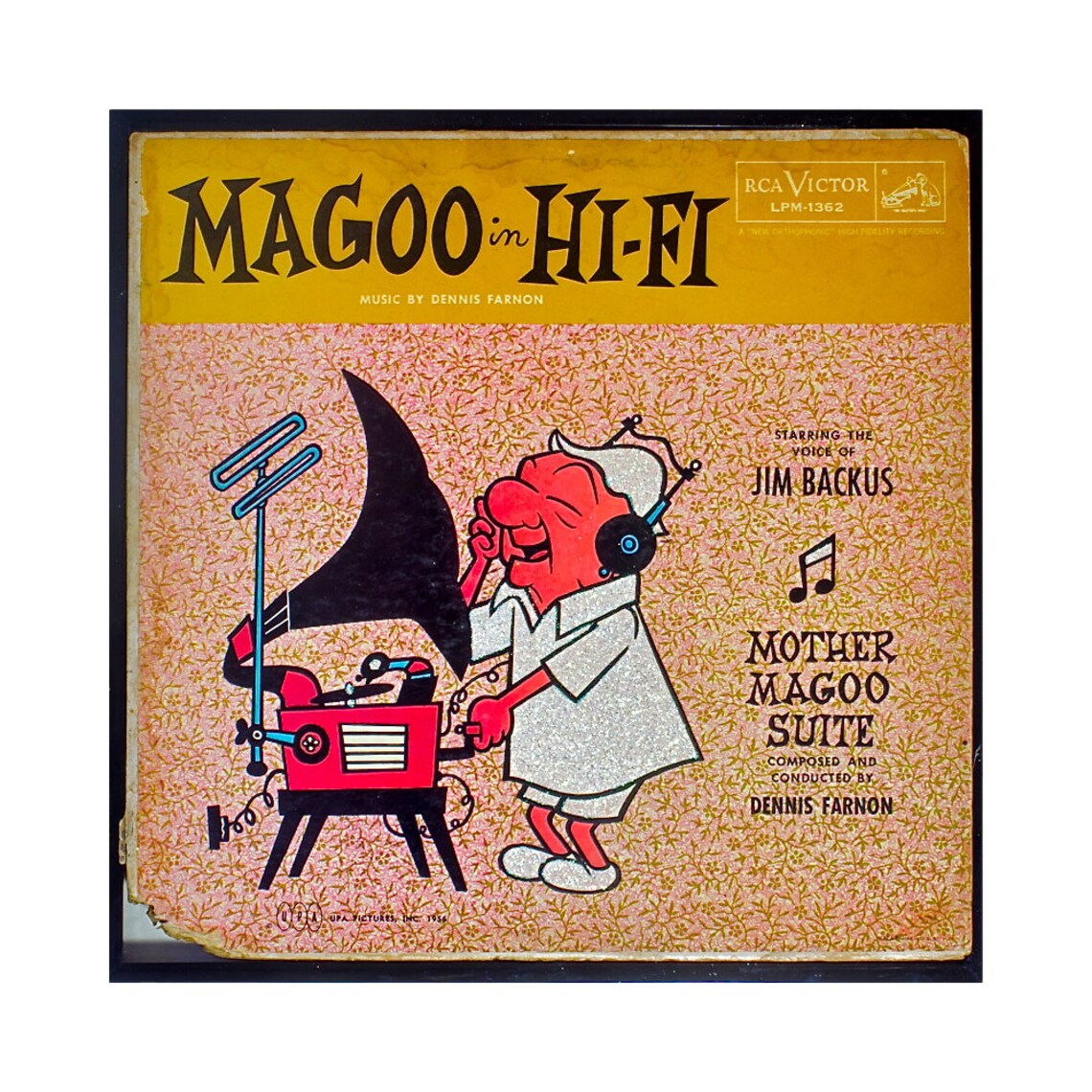 Glittered Mr Magoo Album Cover Art - Etsy