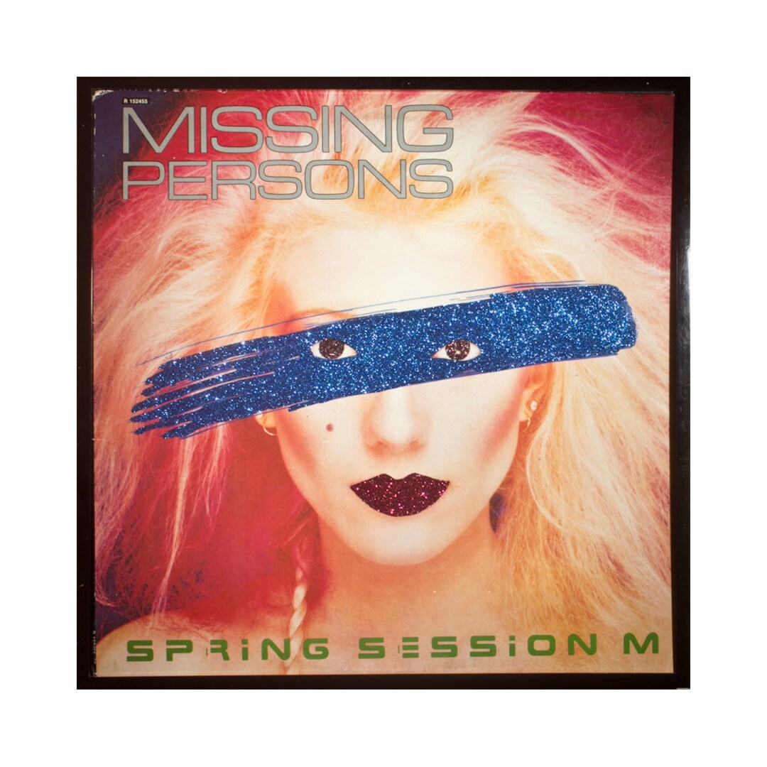 Glittered Missing Persons Album - Etsy