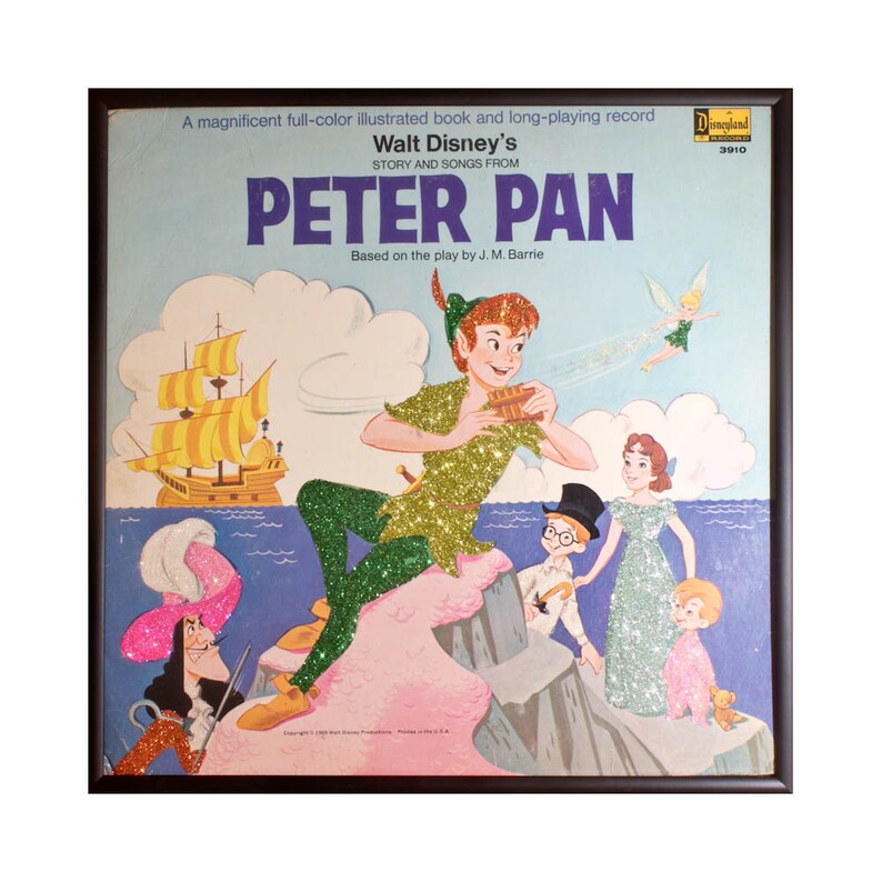 Glittered Peter Pan Album - Etsy