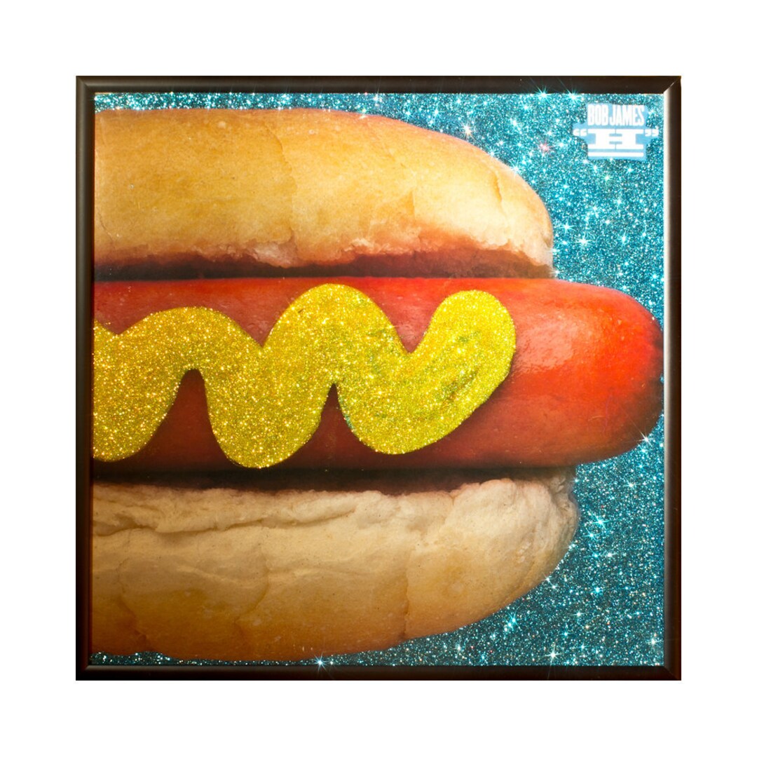 Glittered Bob James H Album - Etsy