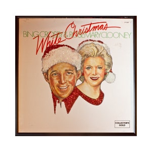 Glittered White Christmas Album - Etsy