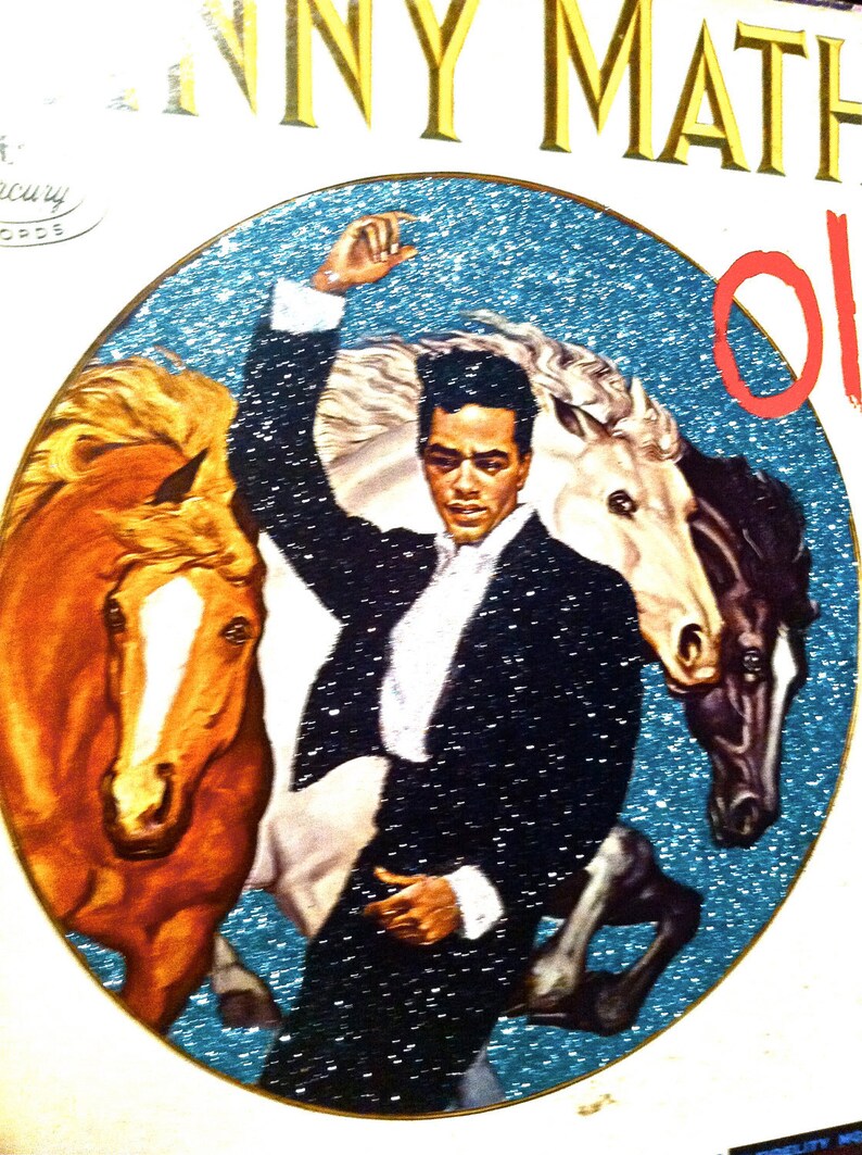 Glittered Johnny Mathis Ole Album - Etsy