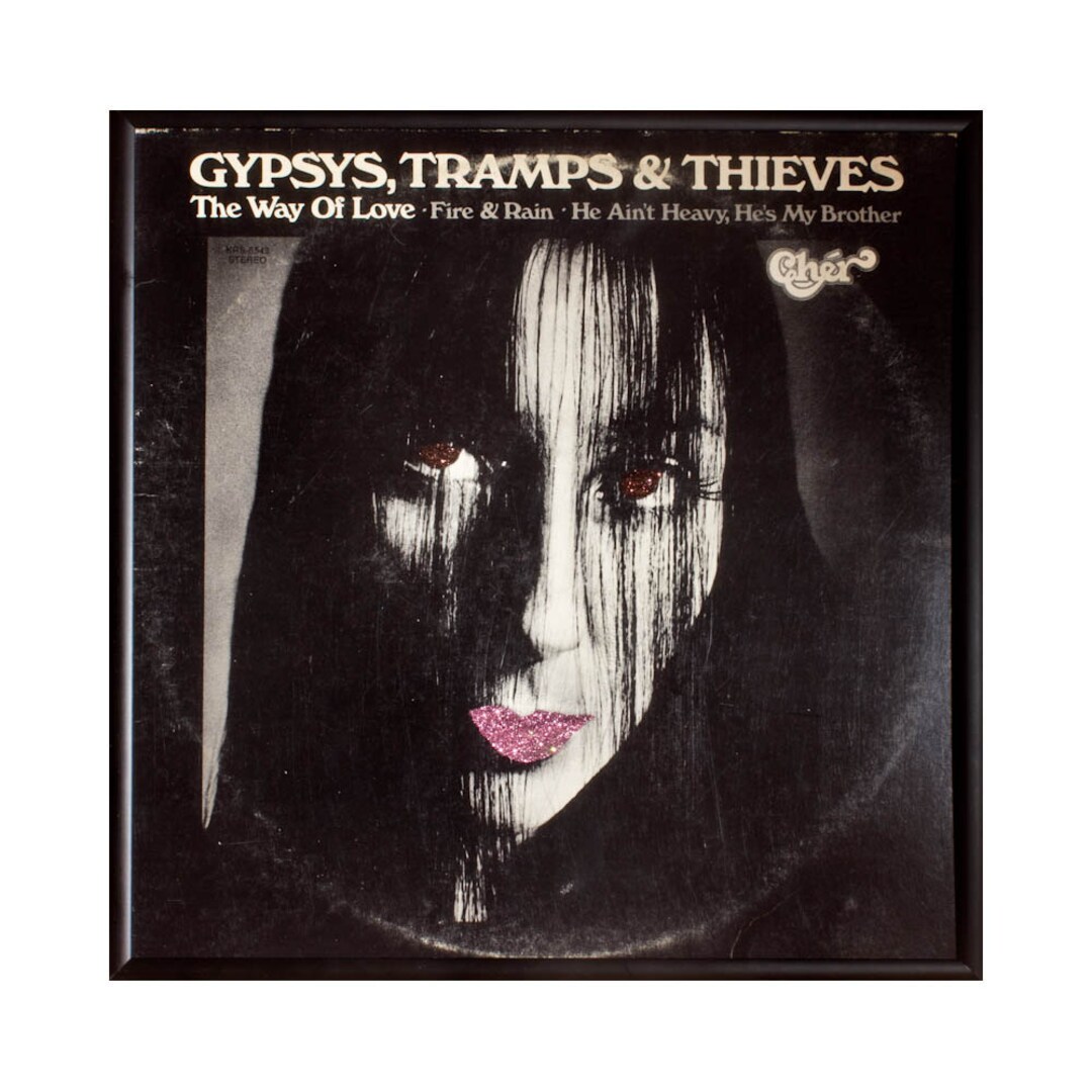 Glittered Cher Gypsies Tramps and Thieves Album - Etsy