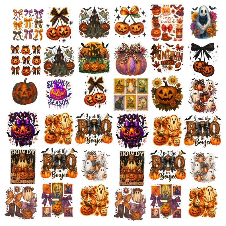 250+ Halloween Clipart Mega Bundle, Halloween Clipart Png, Happy ...