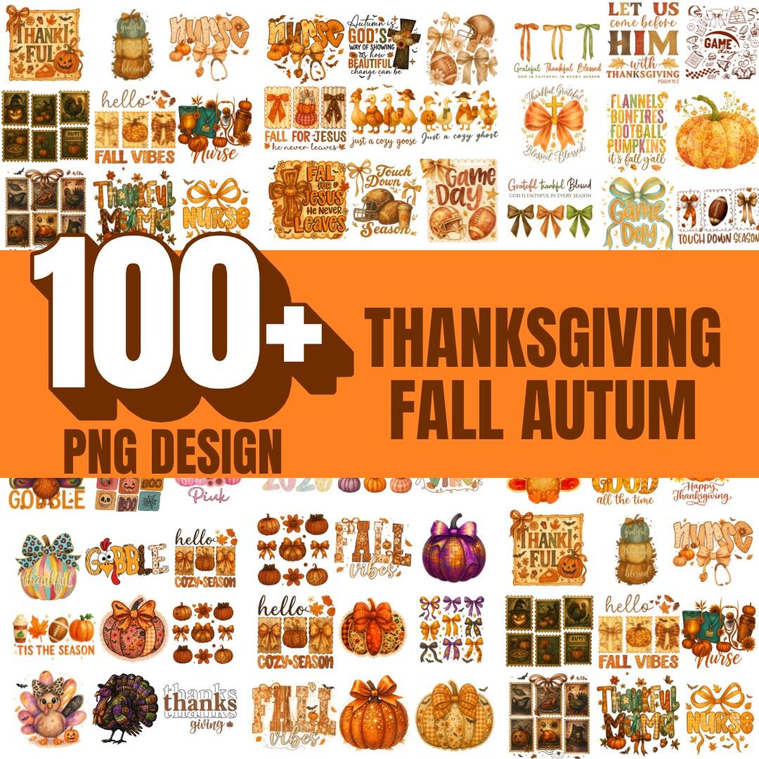 100+ Fall Bundle Png, Fall Bundle Png, Autumn Bundle Png, Thanksgiving ...