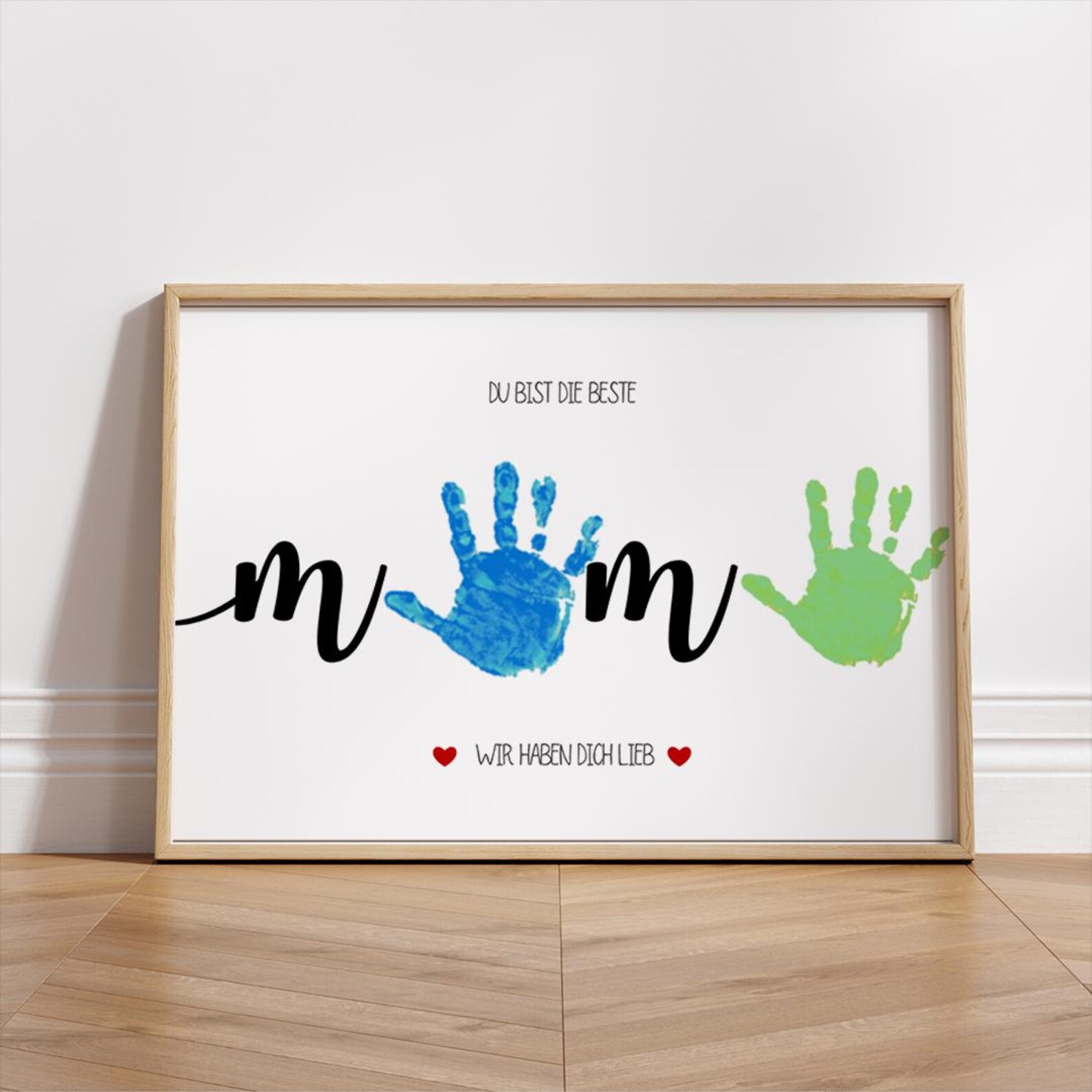 Mother's Day Mama Handprint Art, Printable Craft for Mom From Baby ...