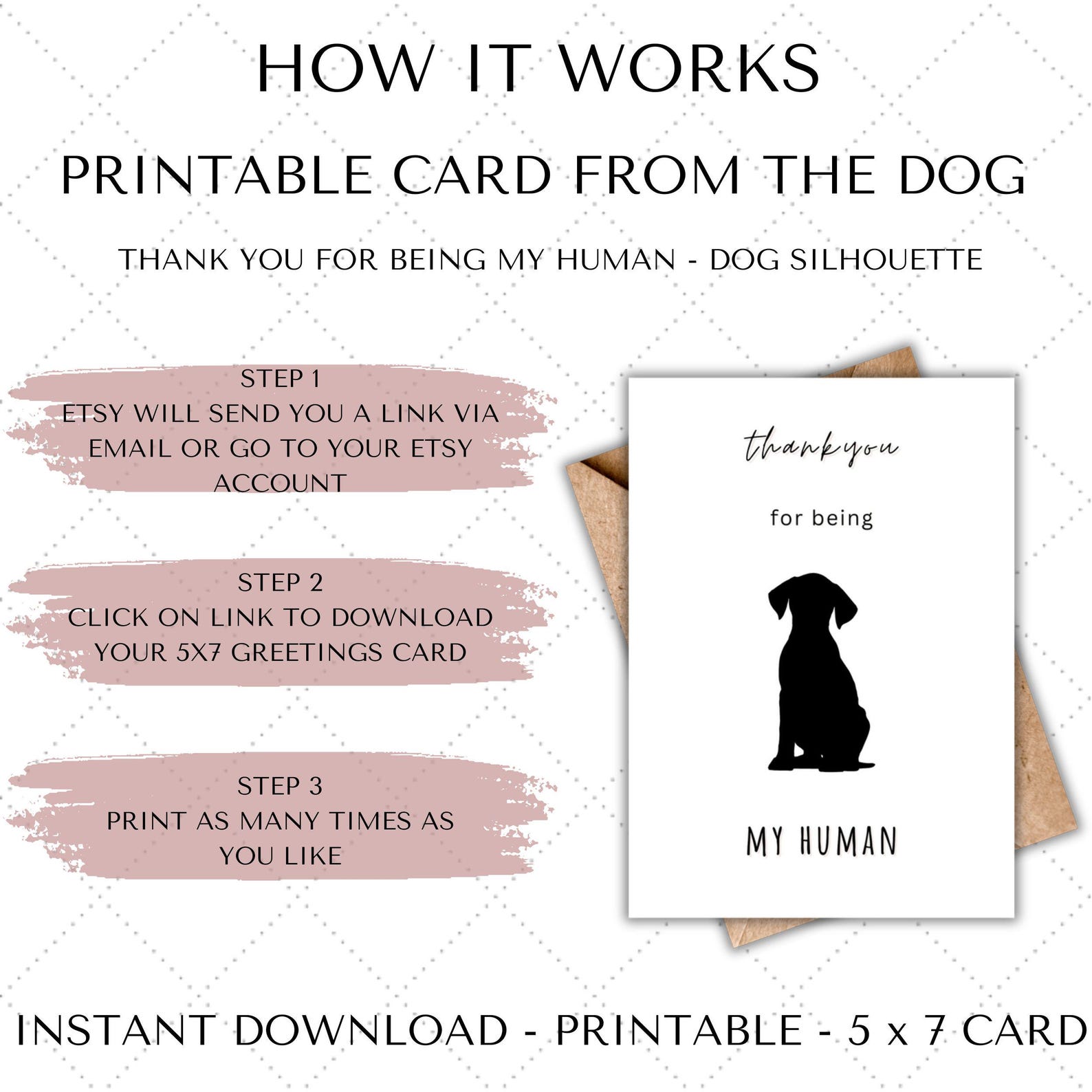 From the Dog Card Printable - Cute Unique Card for Pet Parents ...