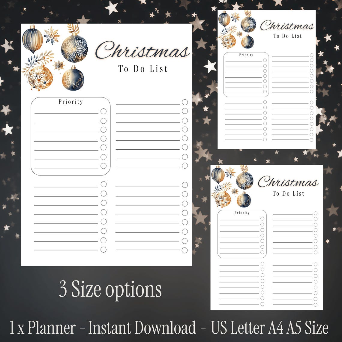 Christmas to Do List Printable, Christmas Priority List, Christmas List ...
