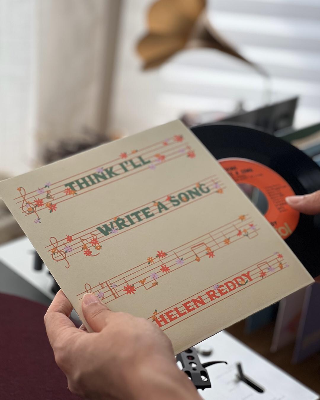 Helen Reddy - Think I'll Write A Song Vinyl Record - Custom Album Art ...