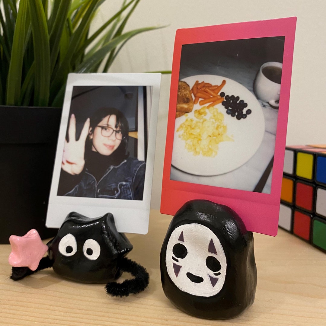 Spirited Away Studio Ghibli Clay Anime Cute Photo Holders: No Face and ...