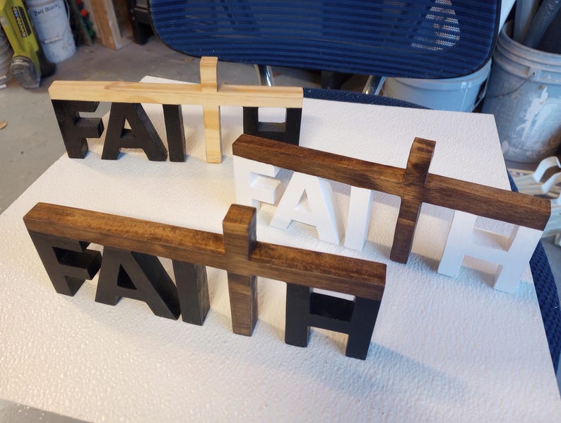 FAITH Religious Display Piece, Sign, Wood, Decor, Religion NEW - Etsy