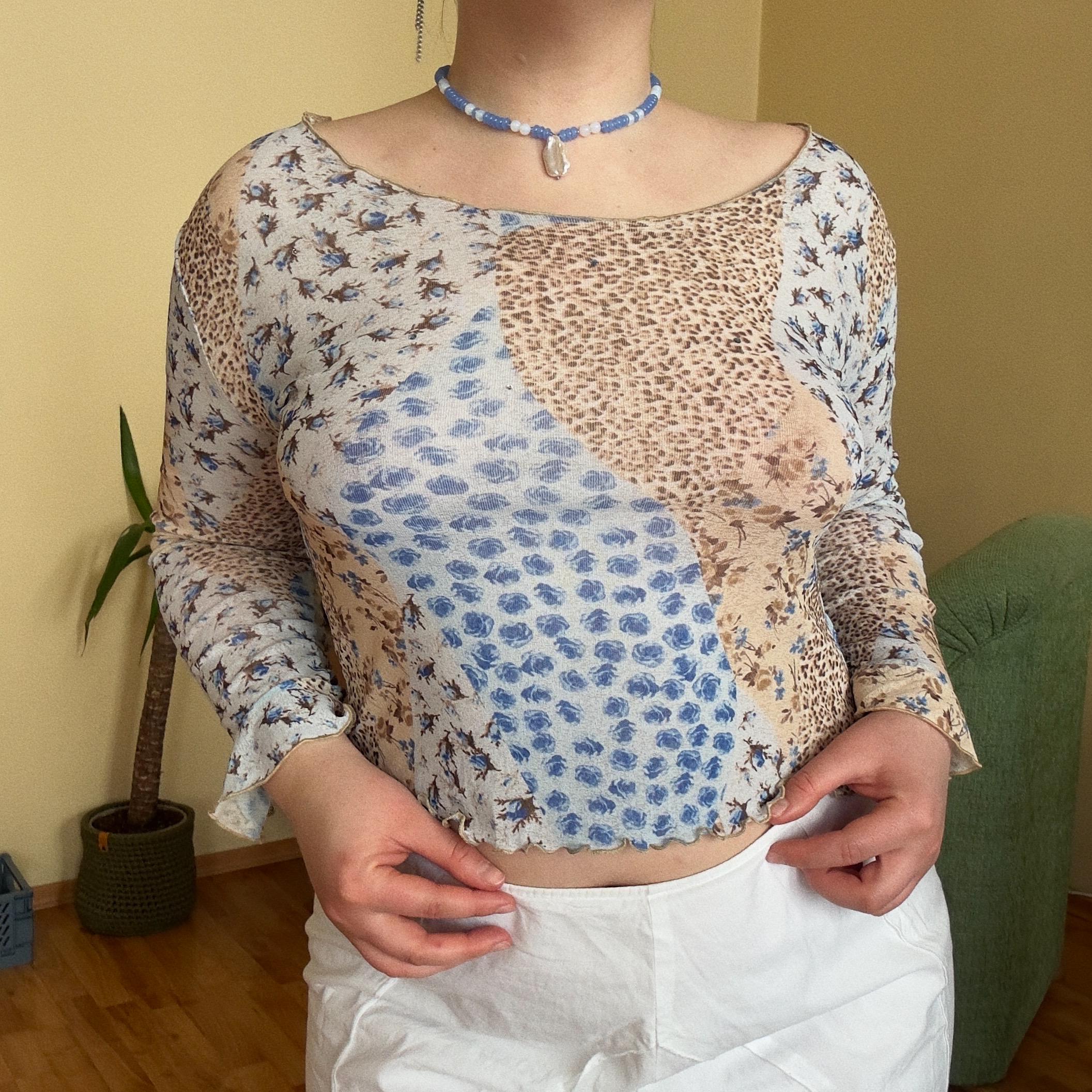 Sheer Patchwork Top - Etsy Sheer Patchwork Top - Etsy