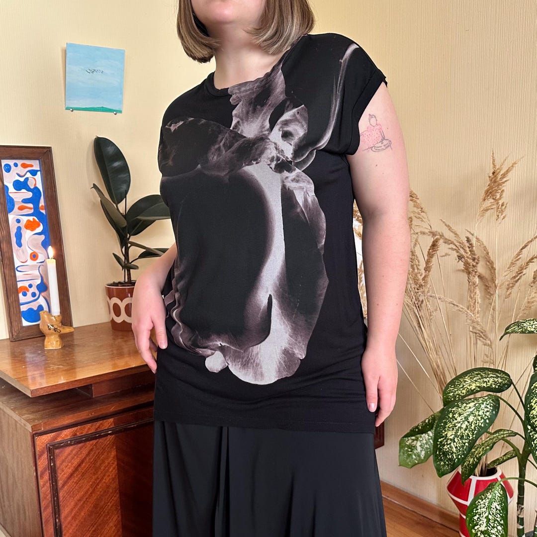 Vintage Allsaints Decadence X-ray Print Top (M/L) – Rare Graphic ...