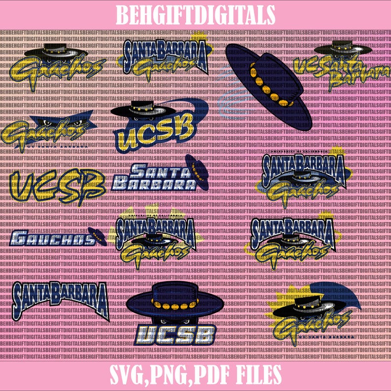 Gauchos SVG, UCSB, Santa Barbara , College, Football, Athletics ...