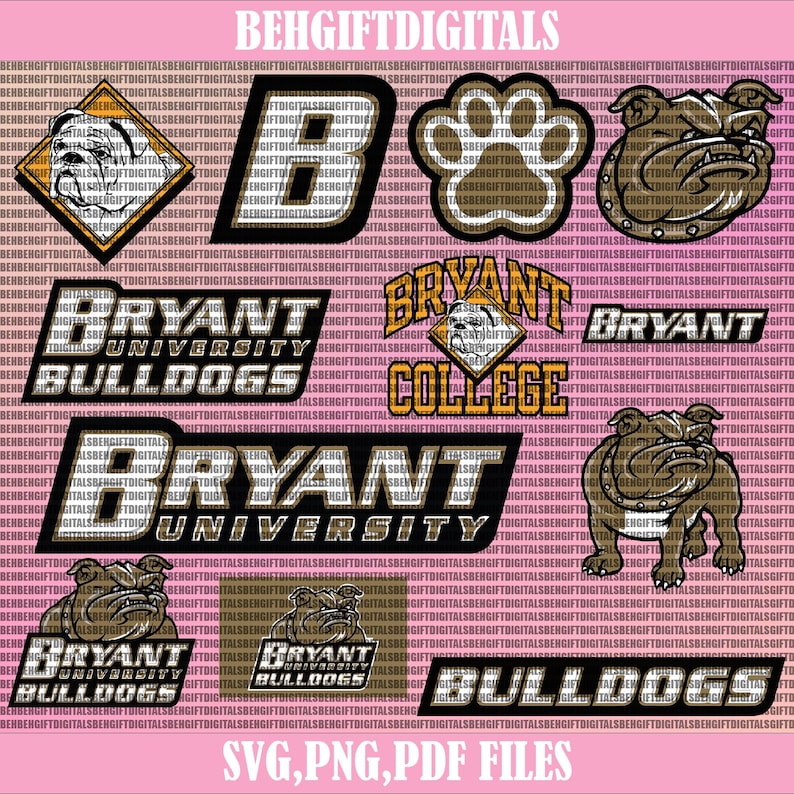 Bryant University SVG, College, Bulldogs SVG, Football, Cricut ...