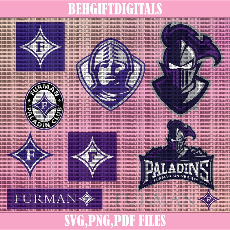 Furman University SVG, Paladins SVG, Football, Athletics, Basketball ...