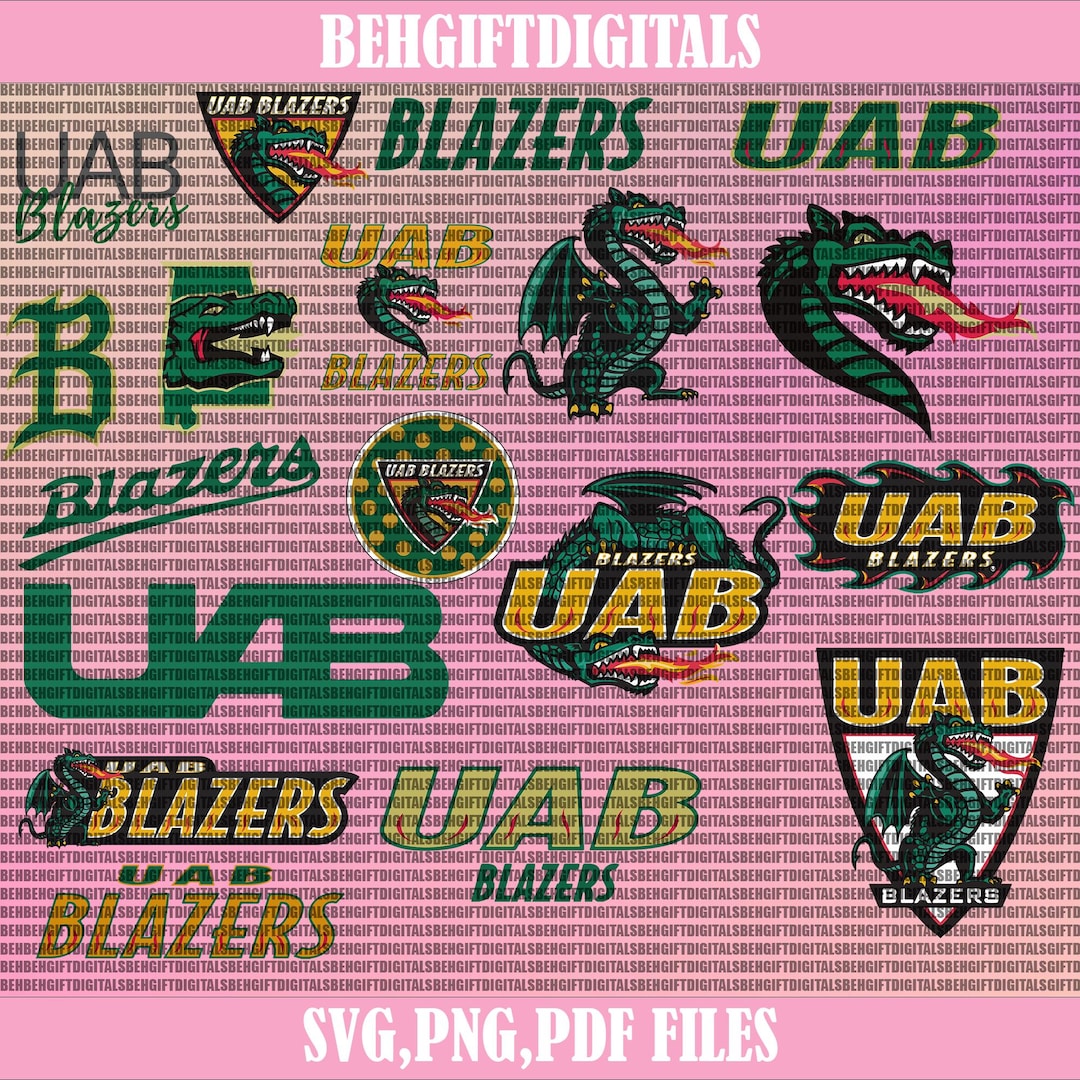 Blazers SVG, Athletics, UAB, University, Football, College, Basketball ...