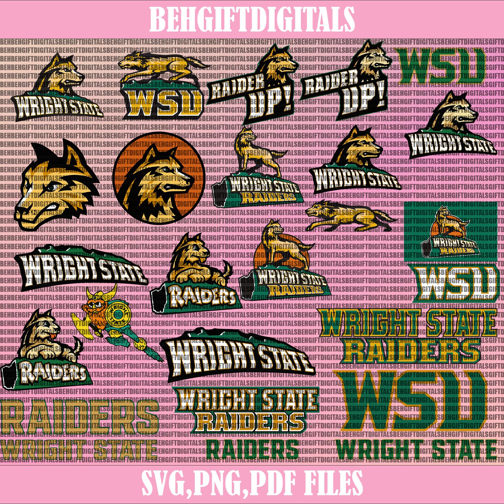 Wright State University SVG, College, Raiders SVG, WSU, Football ...