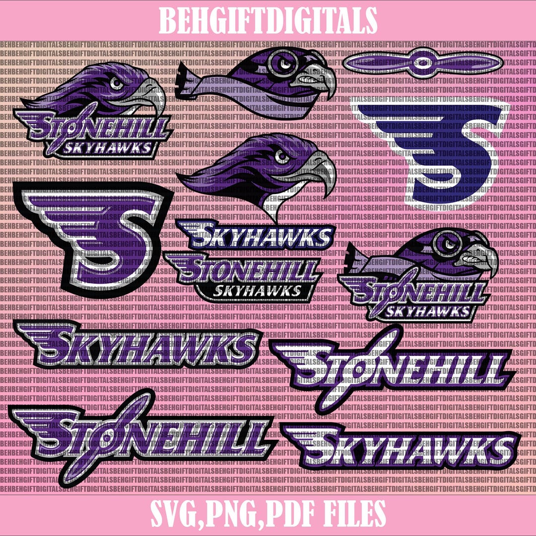 Stonehill University SVG, College, Skyhawks SVG, Athletics, Football ...
