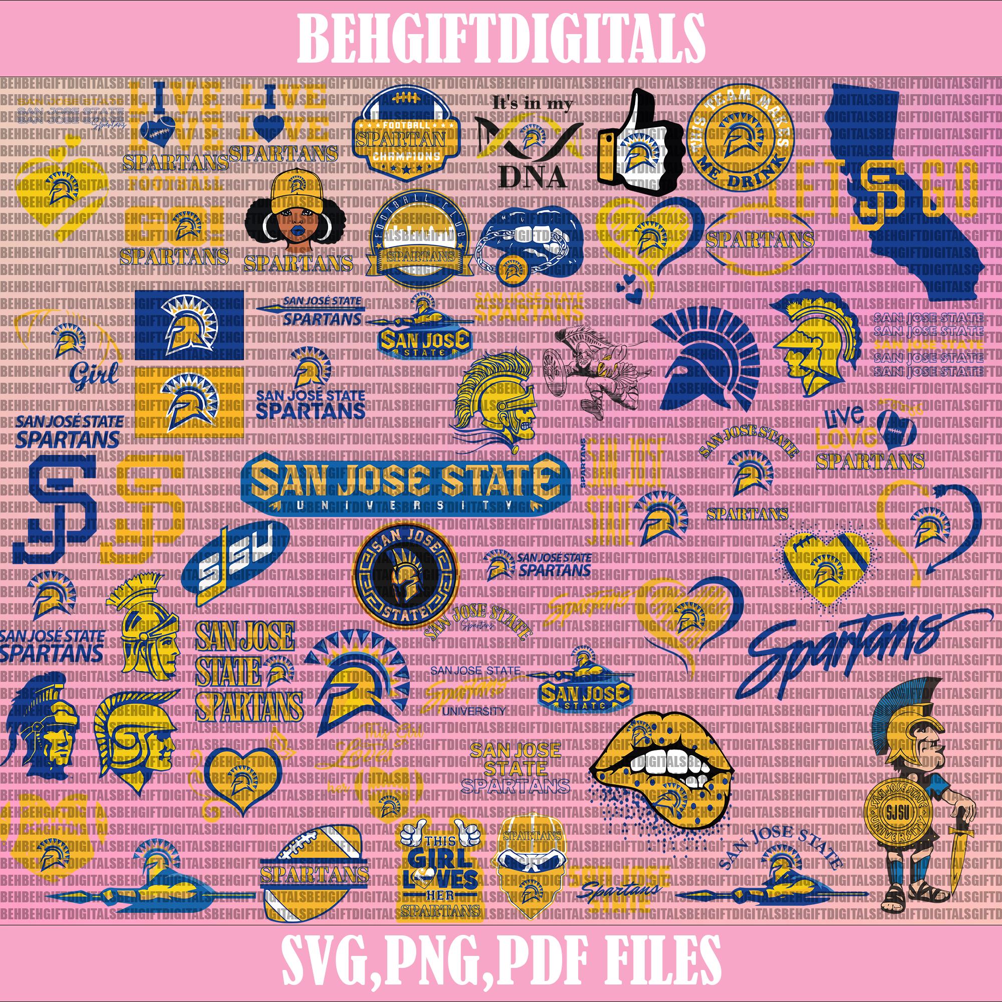 San Jose State University SVG, College, Spartans SVG, SJSU, Football ...