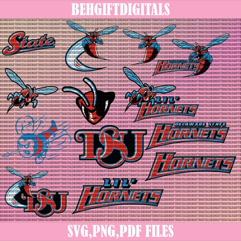 Delaware State SVG, Hornets SVG, College, University, DSU, College ...