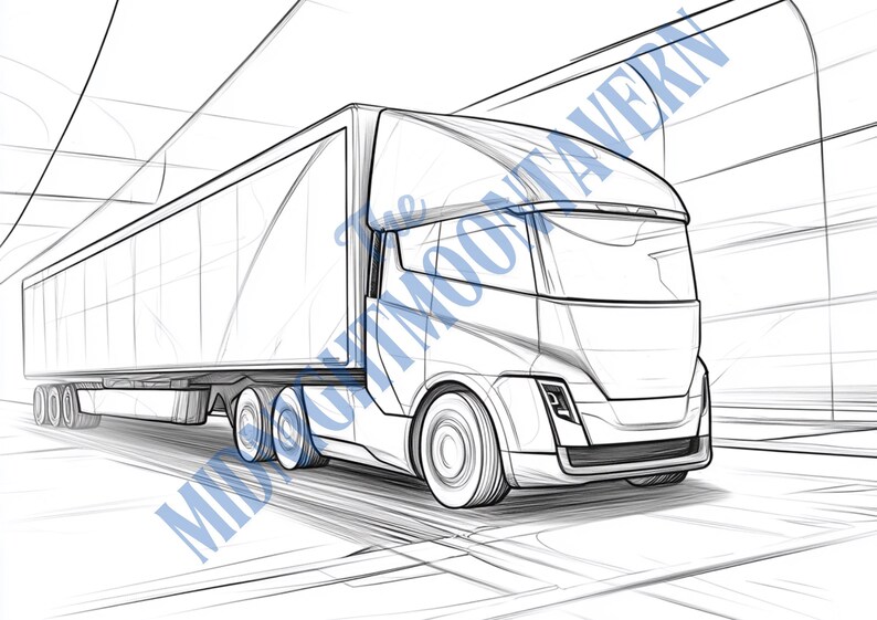 25 Truck Heavy Vehicle Coloring Pages | Printable Coloring Book for ...