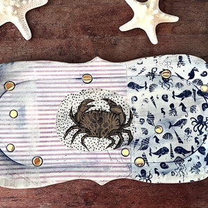 Handmade Ceramic Serving Platter, Crab Serving Dish, Wedding Gift ...