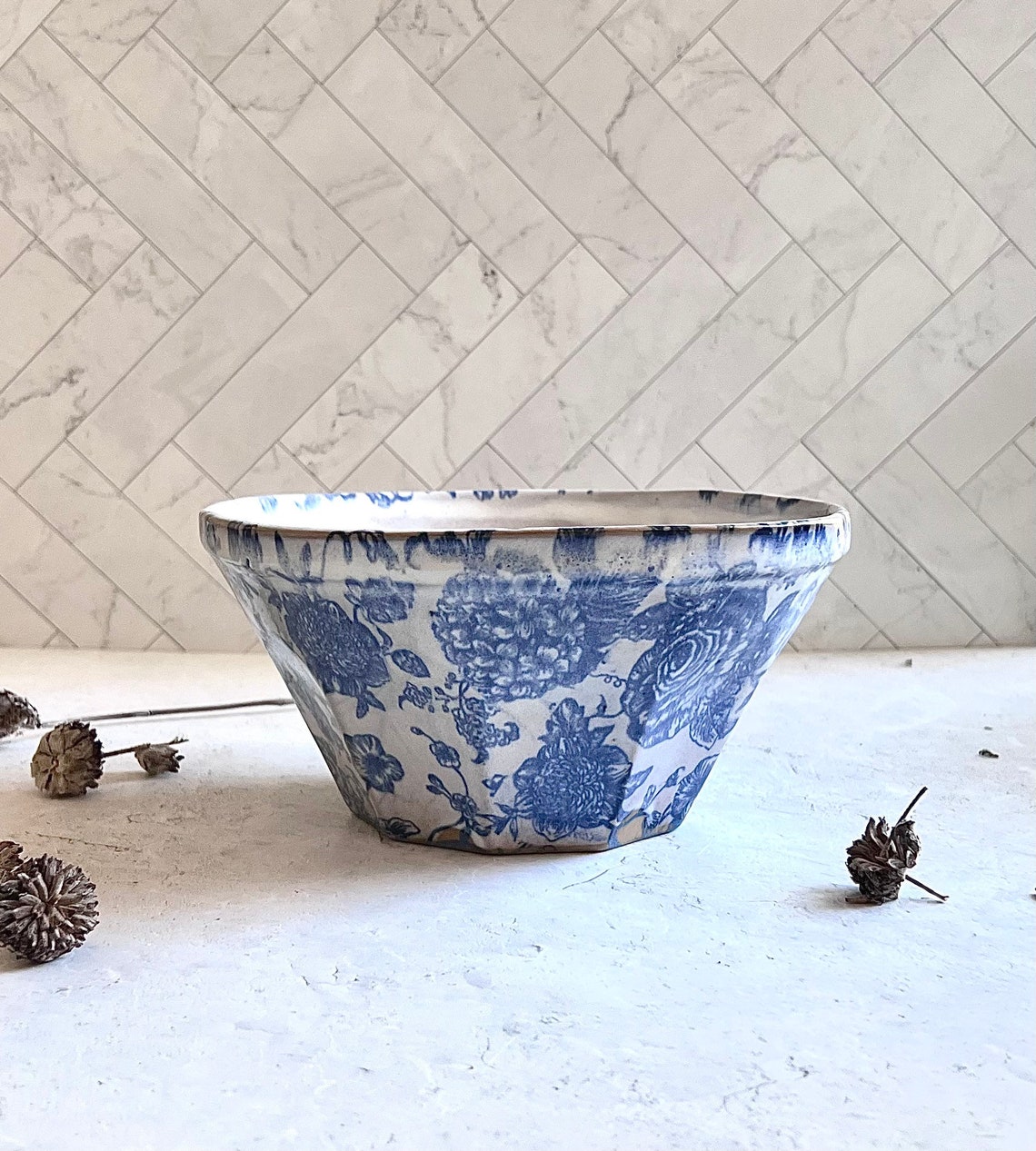 Handmade Large Ceramic Serving Bowl Pottery Salad Bowl - Etsy