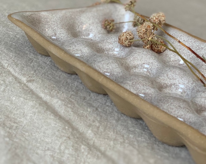 Ceramic Egg Tray, Handmade Pottery, Housewarming Gift, Unique Handmade ...